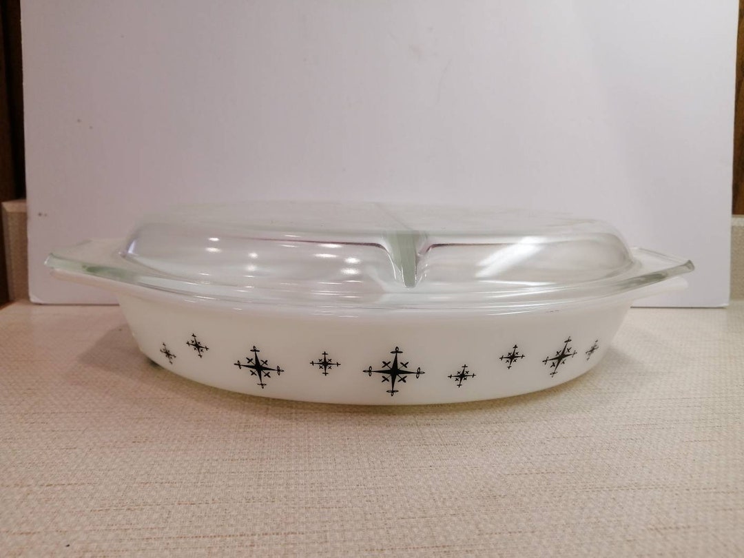 Vintage Pyrex Compass Divided Dish - Etsy