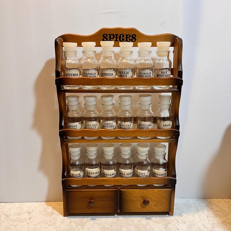 Vintage Spice Rack - Etsy