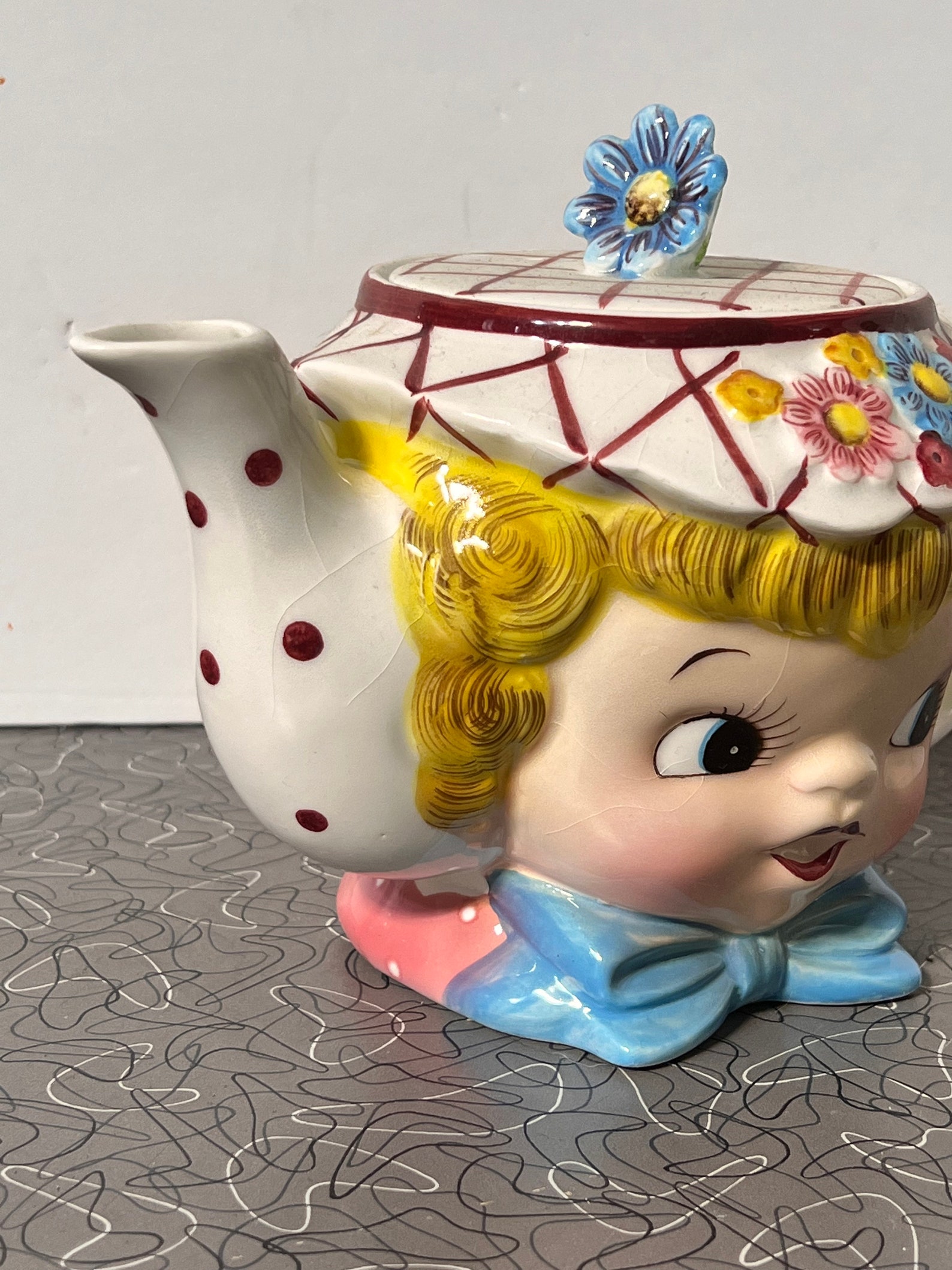 Vintage Miss Dainty Teapot Lefton Cute Kitsch Kitschy - Etsy