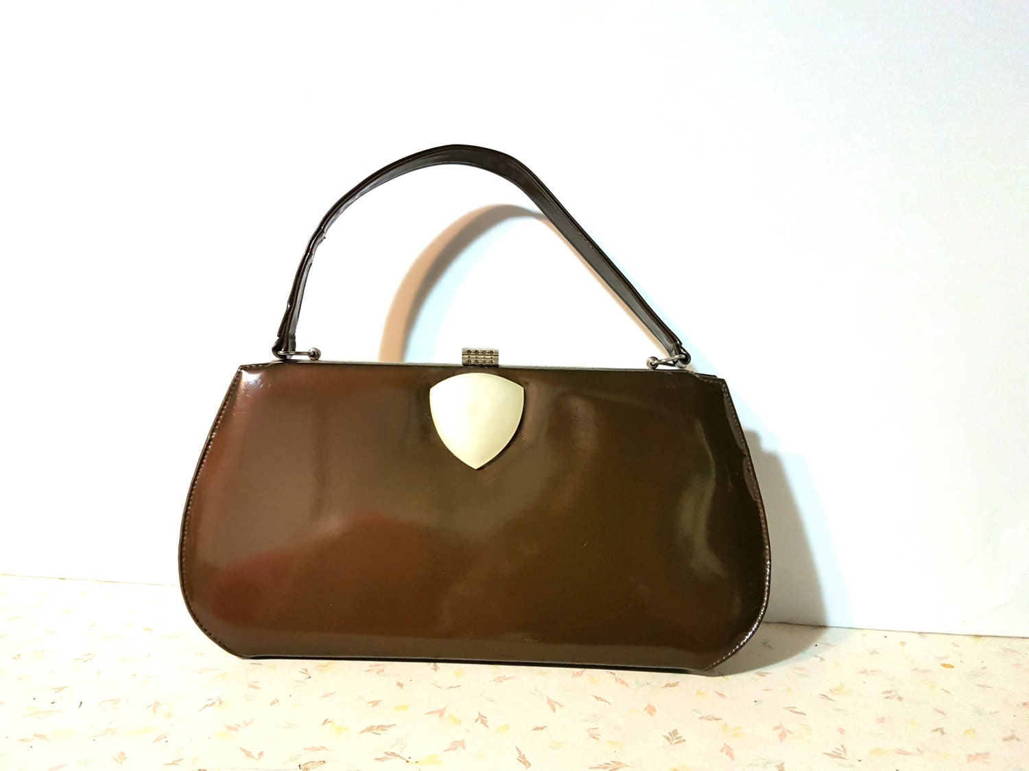 Mod Handbag Mid Century Modern Purse Handbag Mid Century 1950's Pin up ...