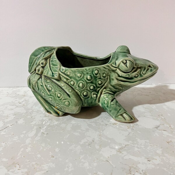 Mccoy Frog Planter - Etsy