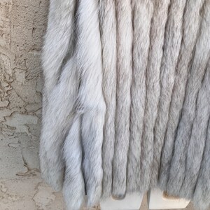 Vintage Silver Fox Fur Coat Crystal Fox Fur Luxury Vintage Fur Mob Wife ...
