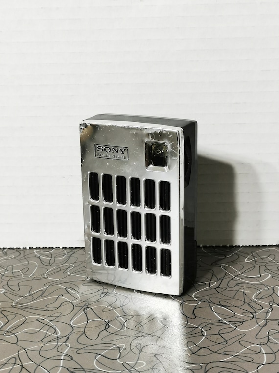 Vintage Small Silver Sony Transistor Radio | Etsy