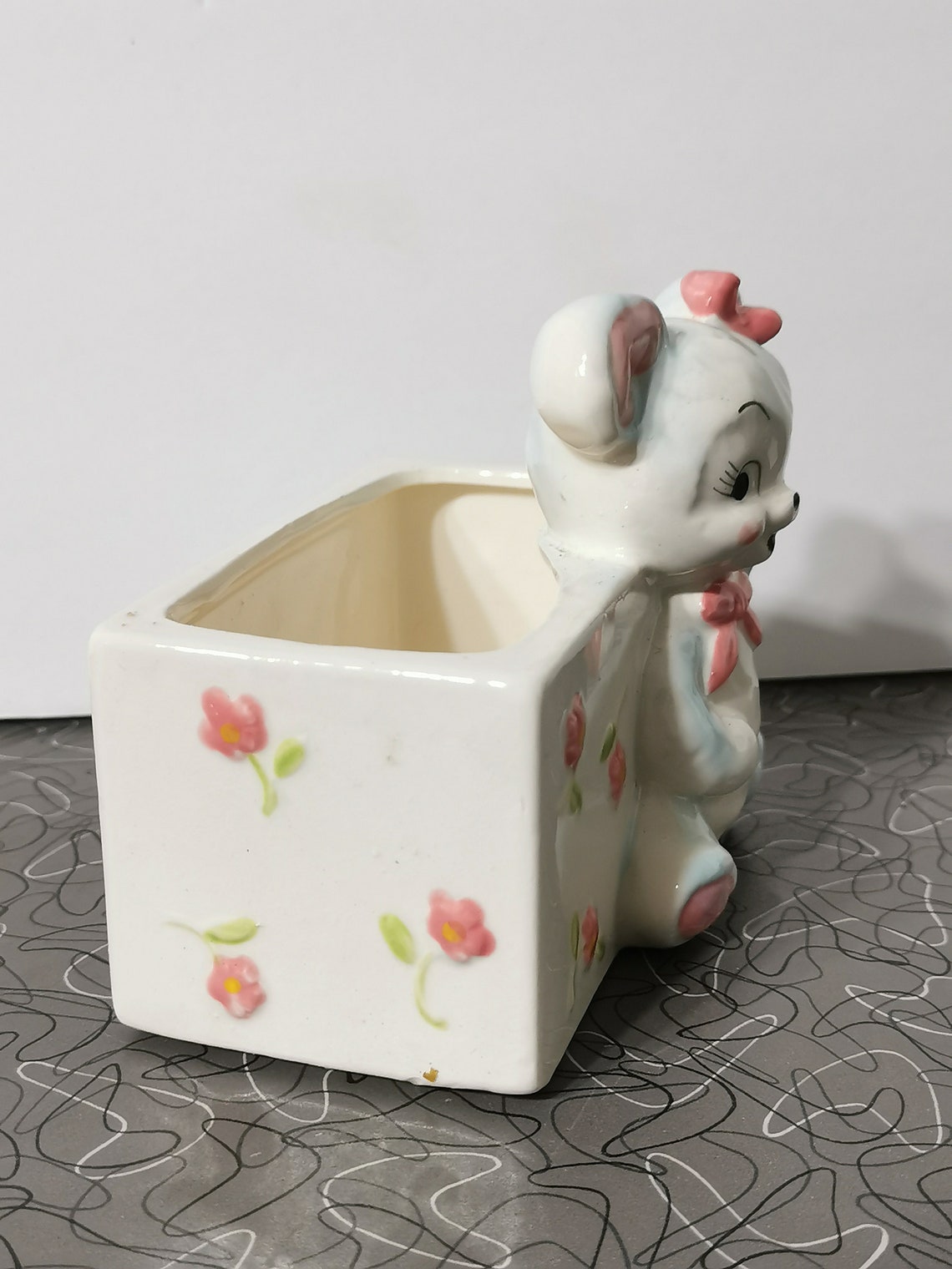 Kitsch Bear Baby Planter Kitsch Kitschy Cute Kawaii - Etsy