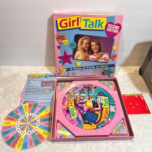 Vintage Girl Talk Board Game 1990s - Etsy