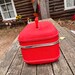 Vintage Mod Red Train Case 1960's Travelgard Train Vase Tray and Mirror ...
