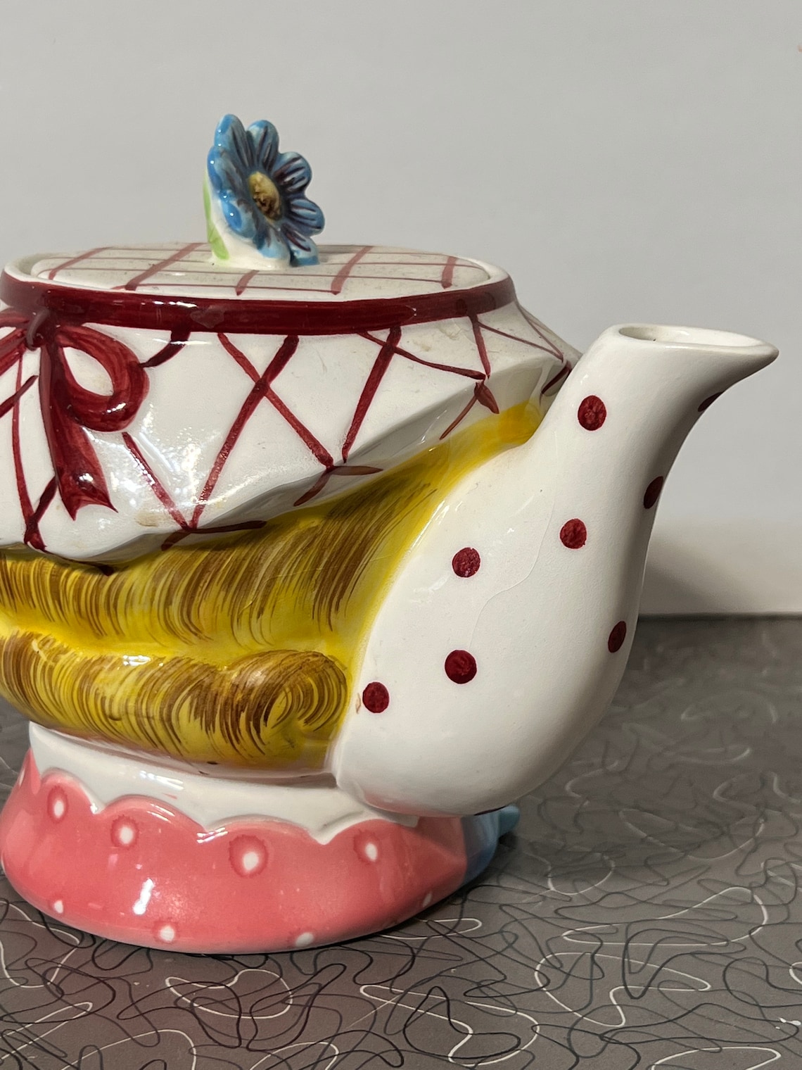 Vintage Miss Dainty Teapot Lefton Cute Kitsch Kitschy | Etsy