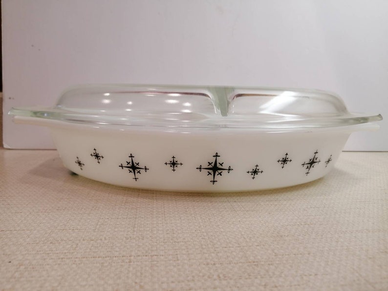 Vintage Pyrex Compass Divided Dish - Etsy