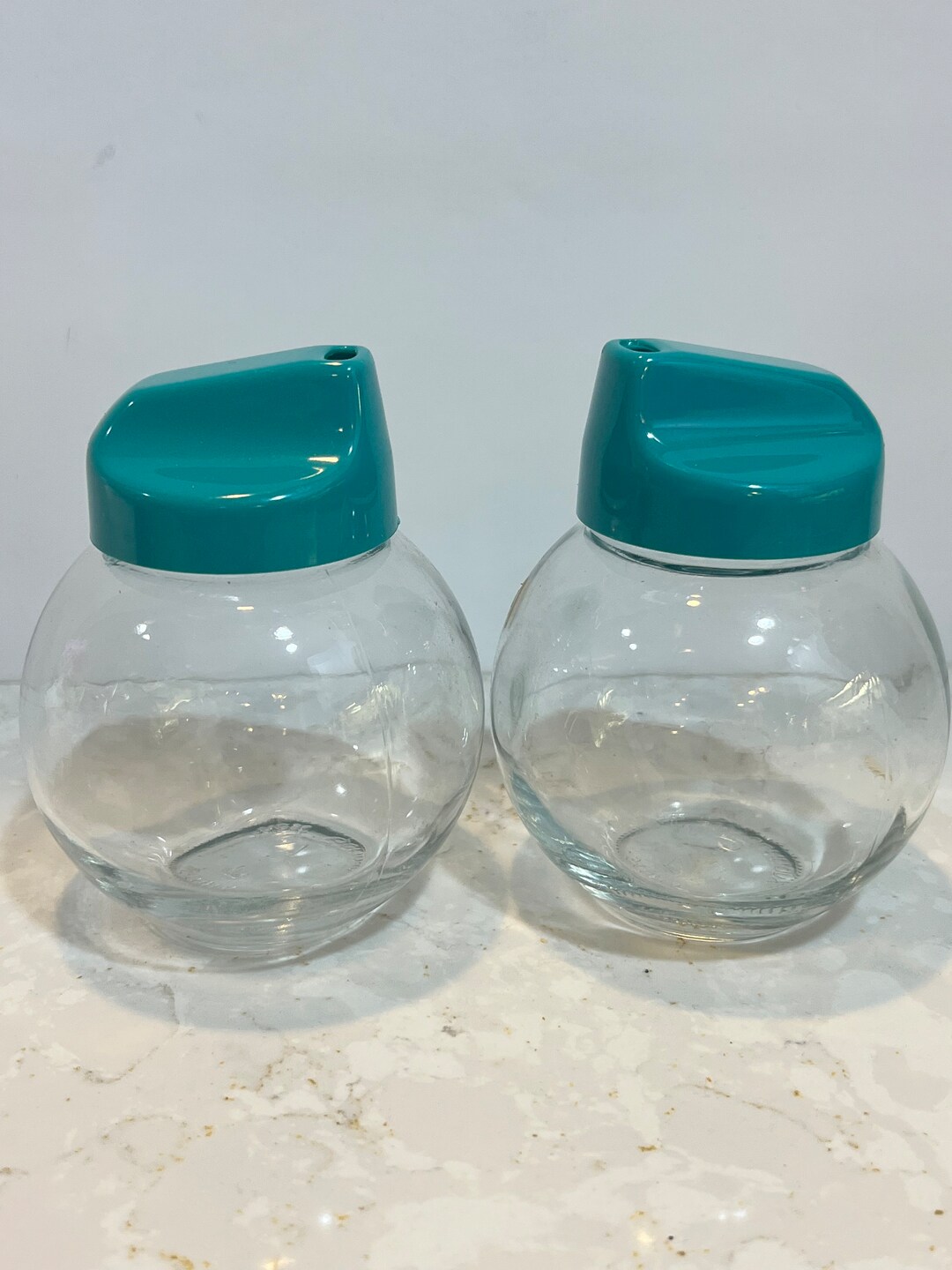 Pair of Vintage STOHA Germany Dispensers Mod Modern MCM Spice Jars Etc ...