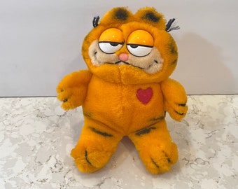 Garfield Get Well Soon Plush, Vintage Dakin 80's Garfield Plush,i Don't ...