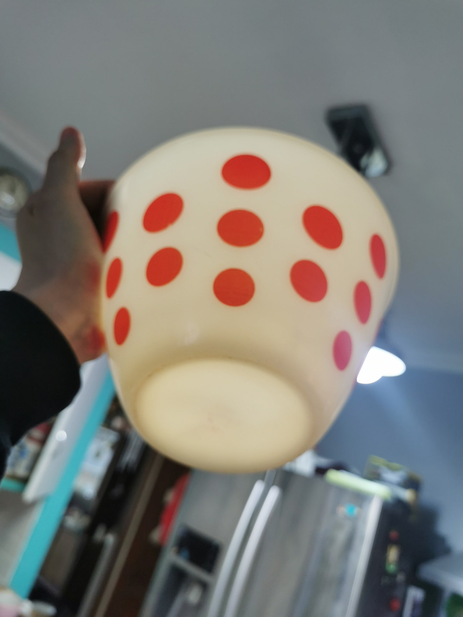 Fire King Red Dot Bowls - Etsy