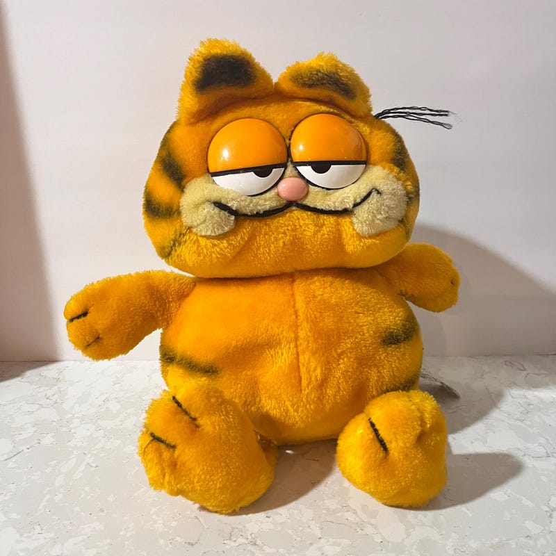 Garfield Plush - Etsy