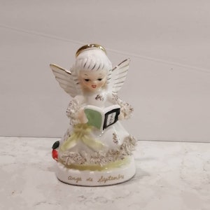 Vintage Lefton September Angel of the Month - Etsy