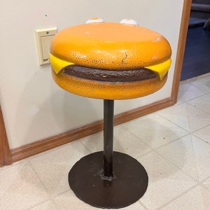 Vintage Authentic Mcdonalds Playland Cheeseburger Stool - Etsy