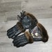 Vintage Native American Leather and Beaver Fur Mitts Large to XL - Etsy