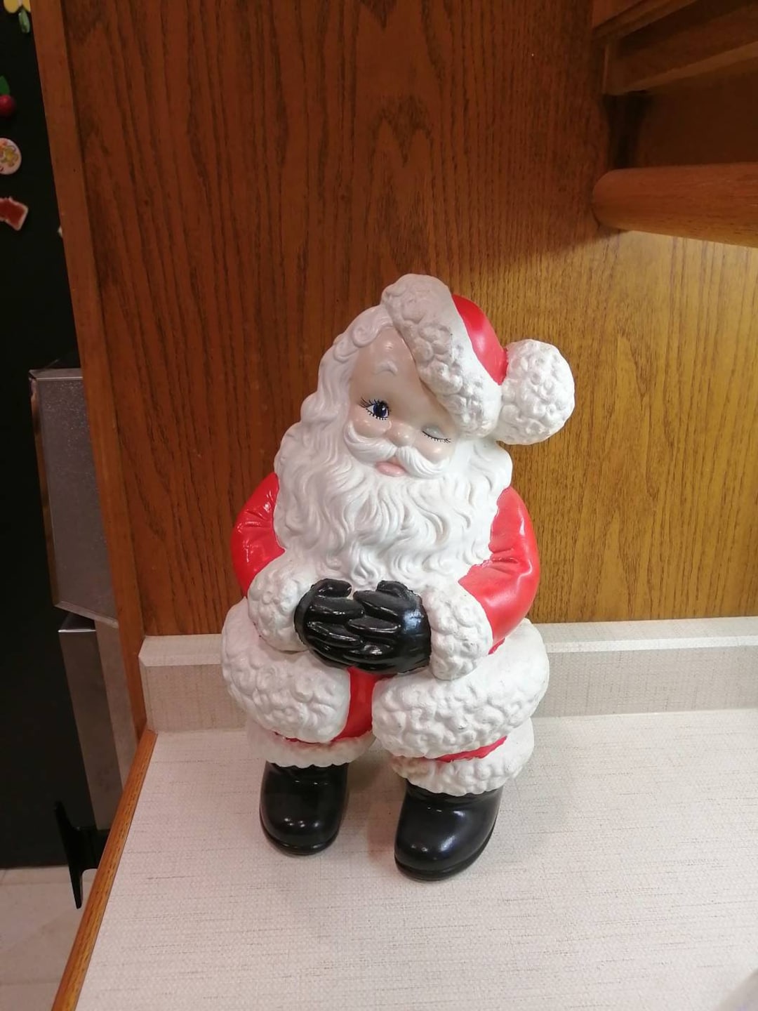 Vintage Large Ceramic Santa Atlantic Mold - Etsy