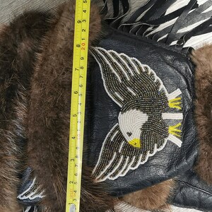 Vintage Native American Leather and Beaver Fur Mitts Large to XL - Etsy