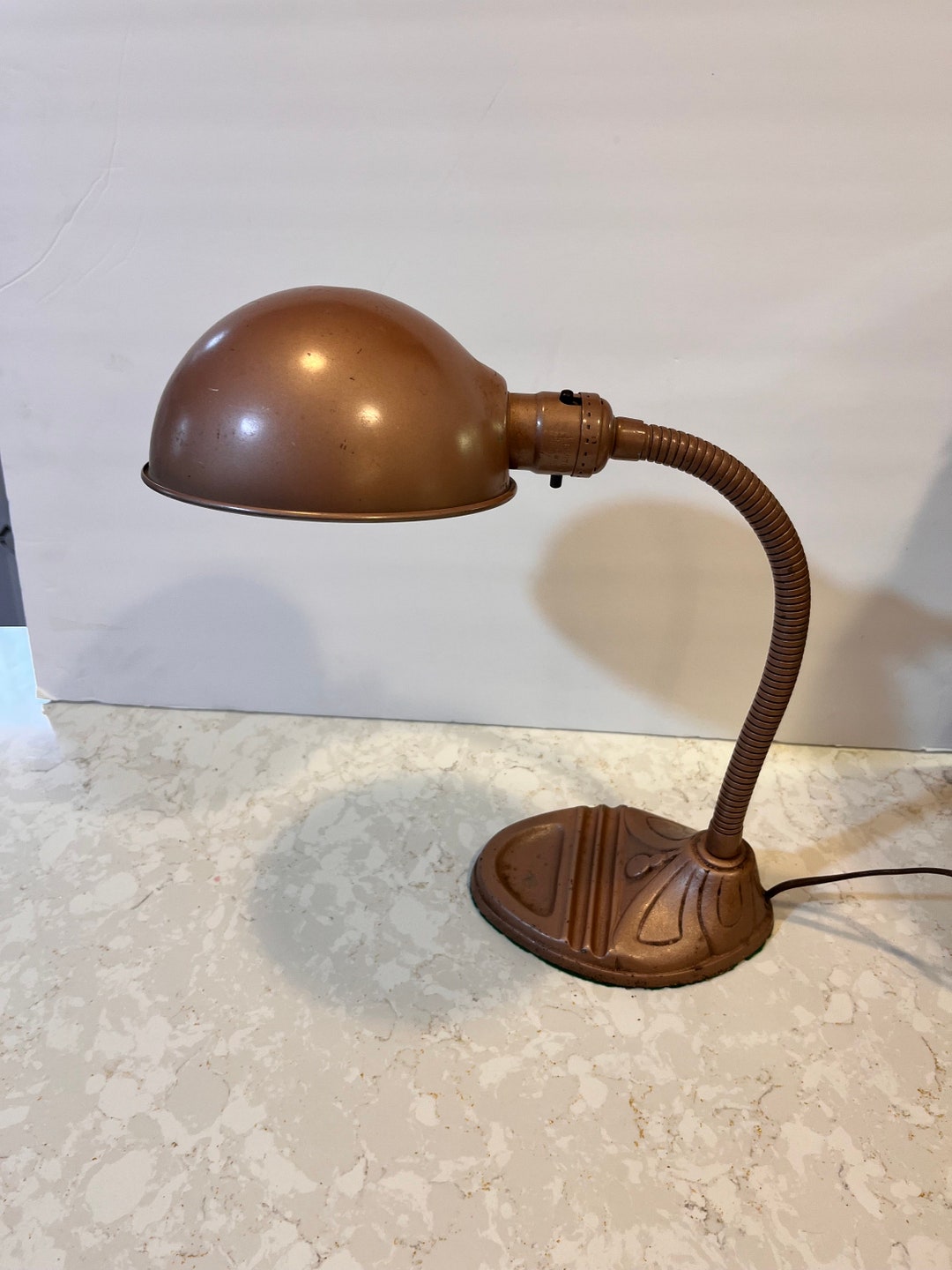 Vintage Antique Desk Lamp Vintage Gooseneck Desk Lamp Industrial Desk ...