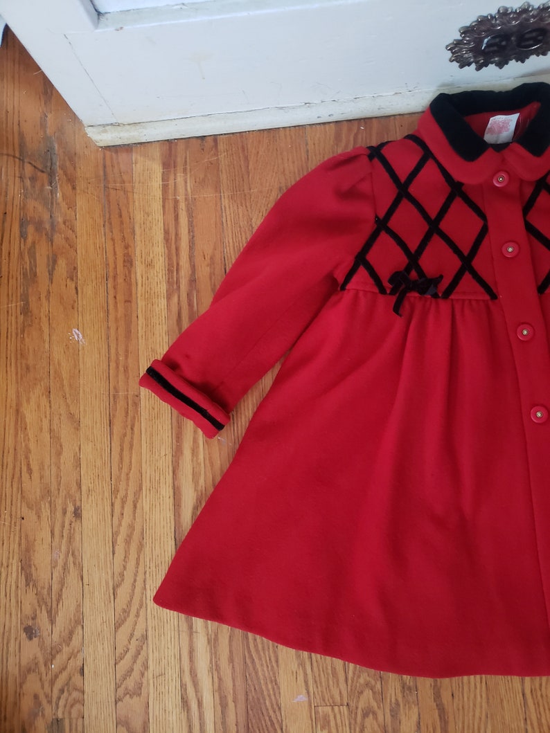 Vintage Wool Princess Coat for Girls | Etsy