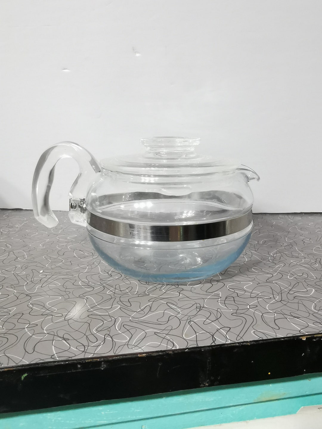 Vintage Pyrex Flameware Teapot - Etsy