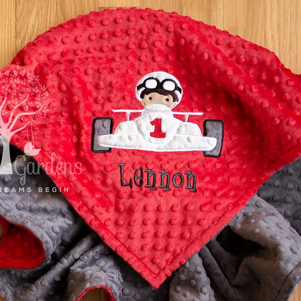 Applique Race Car - Etsy