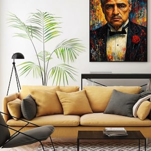 The Godfather Digital Art Download – Don Vito Corleone Graffiti ...