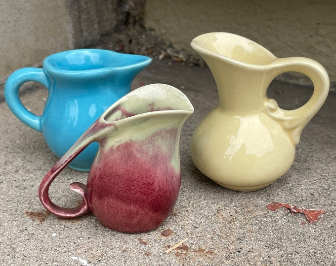 Miniature Pottery Pitchers - Etsy