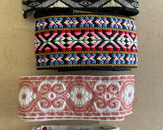 Vintage Woven Ribbon Trim - Etsy