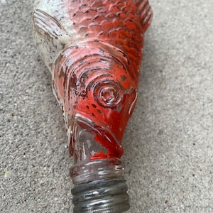 Antique Fish Shaped Bottle - Etsy