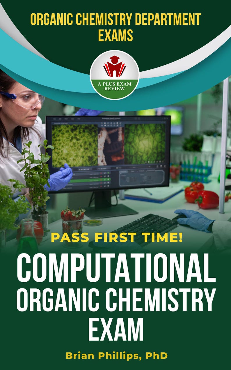 COMPUTATIONAL ORGANIC CHEMISTRYEXAM - Etsy
