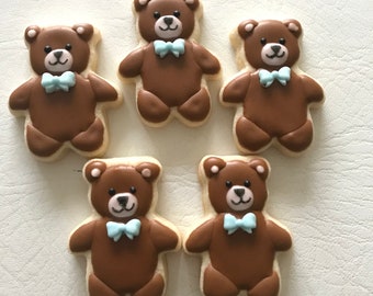 Teddy bear cookies | Etsy