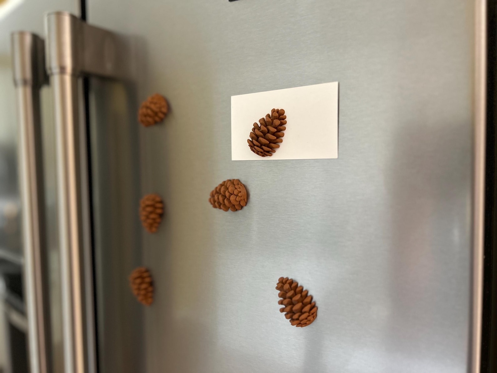 Pinecone Fridge Magnets: Nature Inspired Kitchen Decor - Etsy