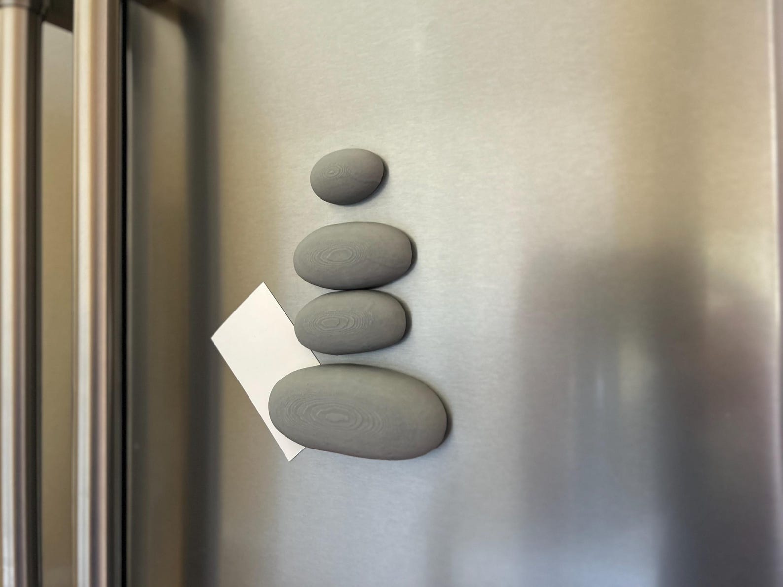 River Rock Fridge Magnets: Nature Inspired Kitchen Decor - Etsy