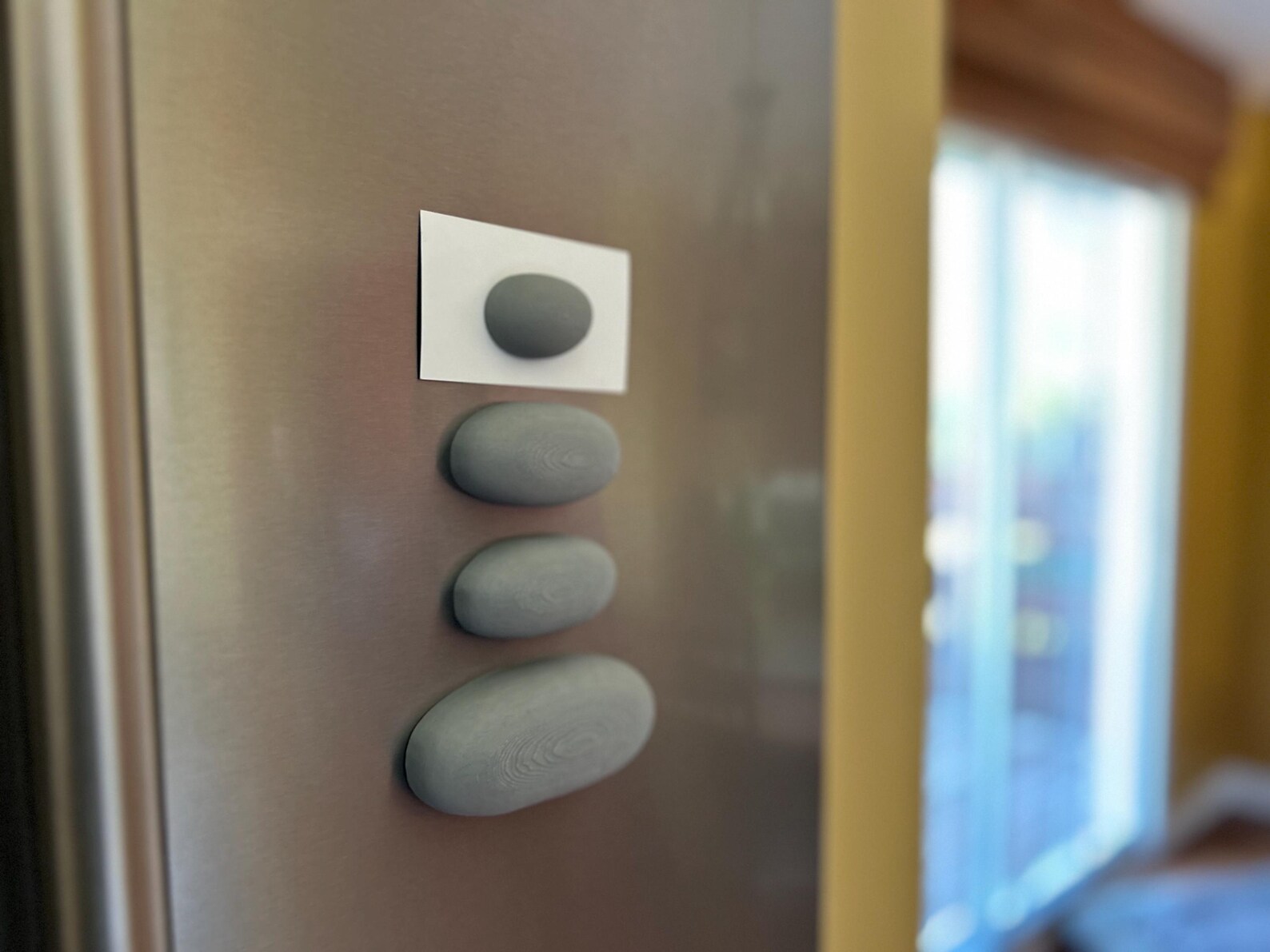 River Rock Fridge Magnets: Nature Inspired Kitchen Decor - Etsy