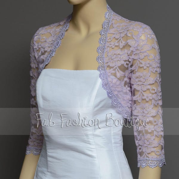 Purple Lace Bolero - Etsy