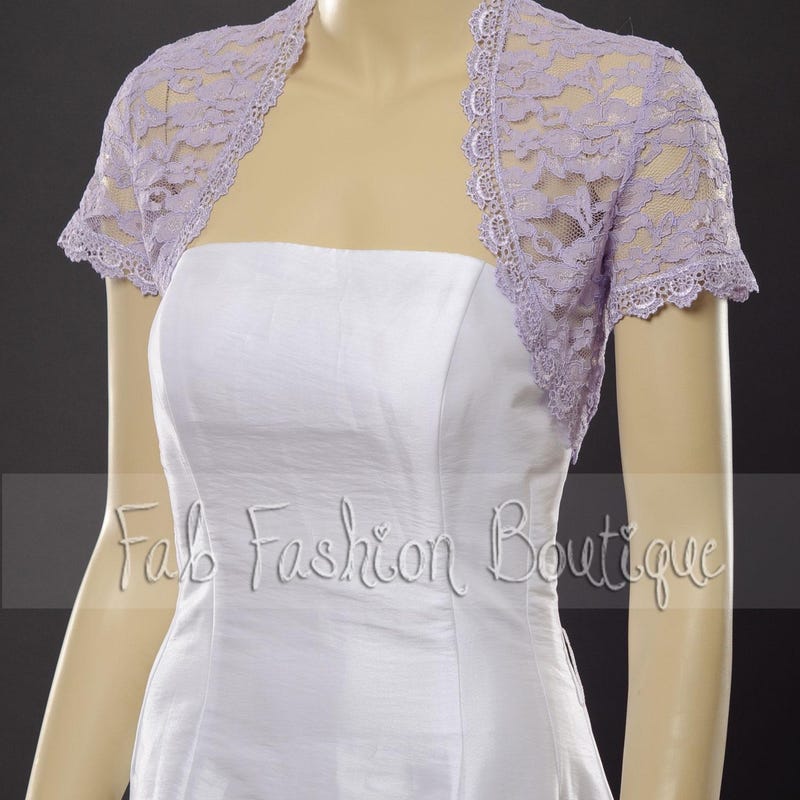 Purple Lace Bolero - Etsy