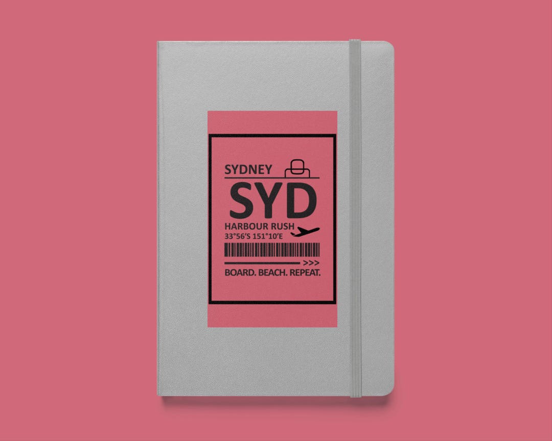 Sydney Notebook – SYD Travel Journal | Board. Beach. Repeat. | Color ...
