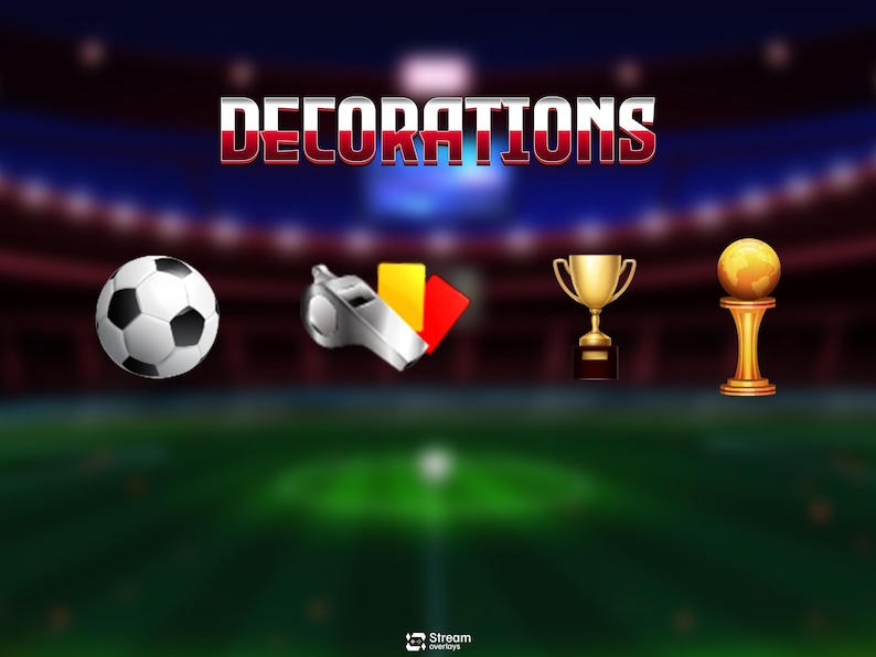 Football Stream Overlay Pack | Animated Soccer Stream Screens | Sport ...