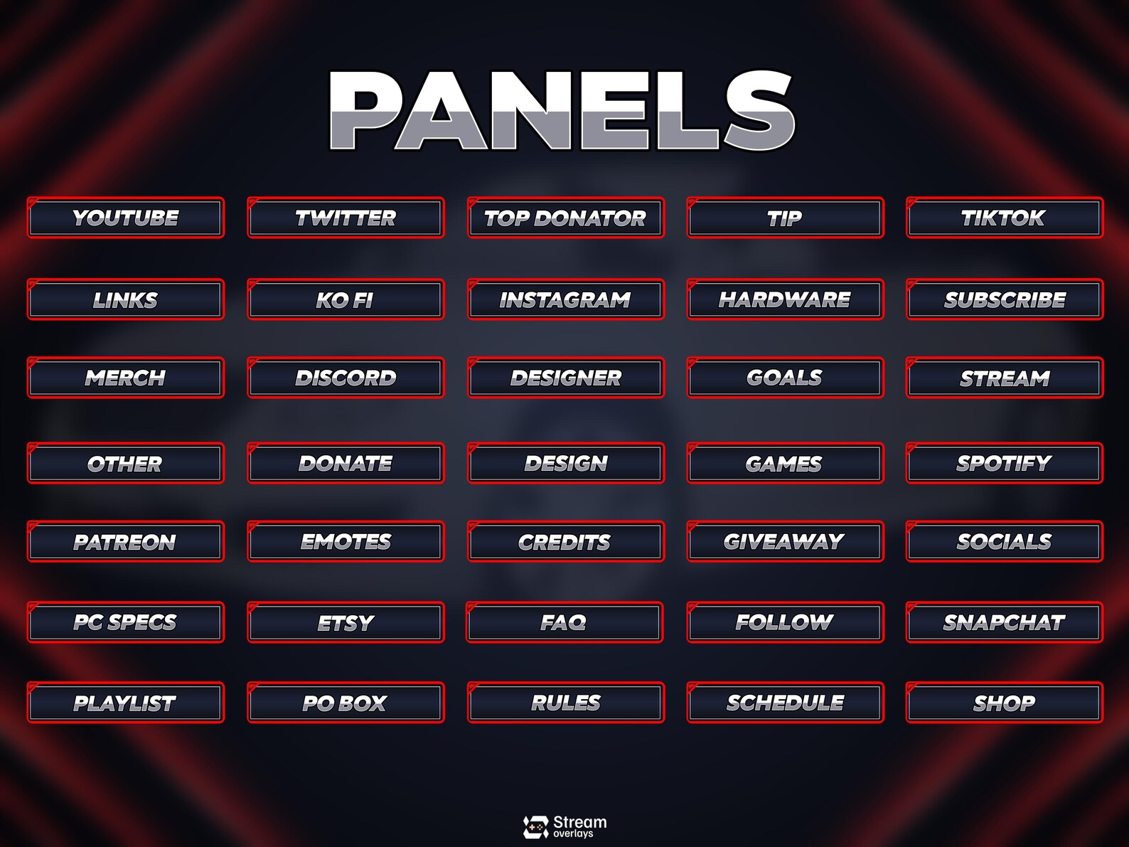 Car Overlay Pack | Animated Racing Stream Screens | Sport Car Theme ...