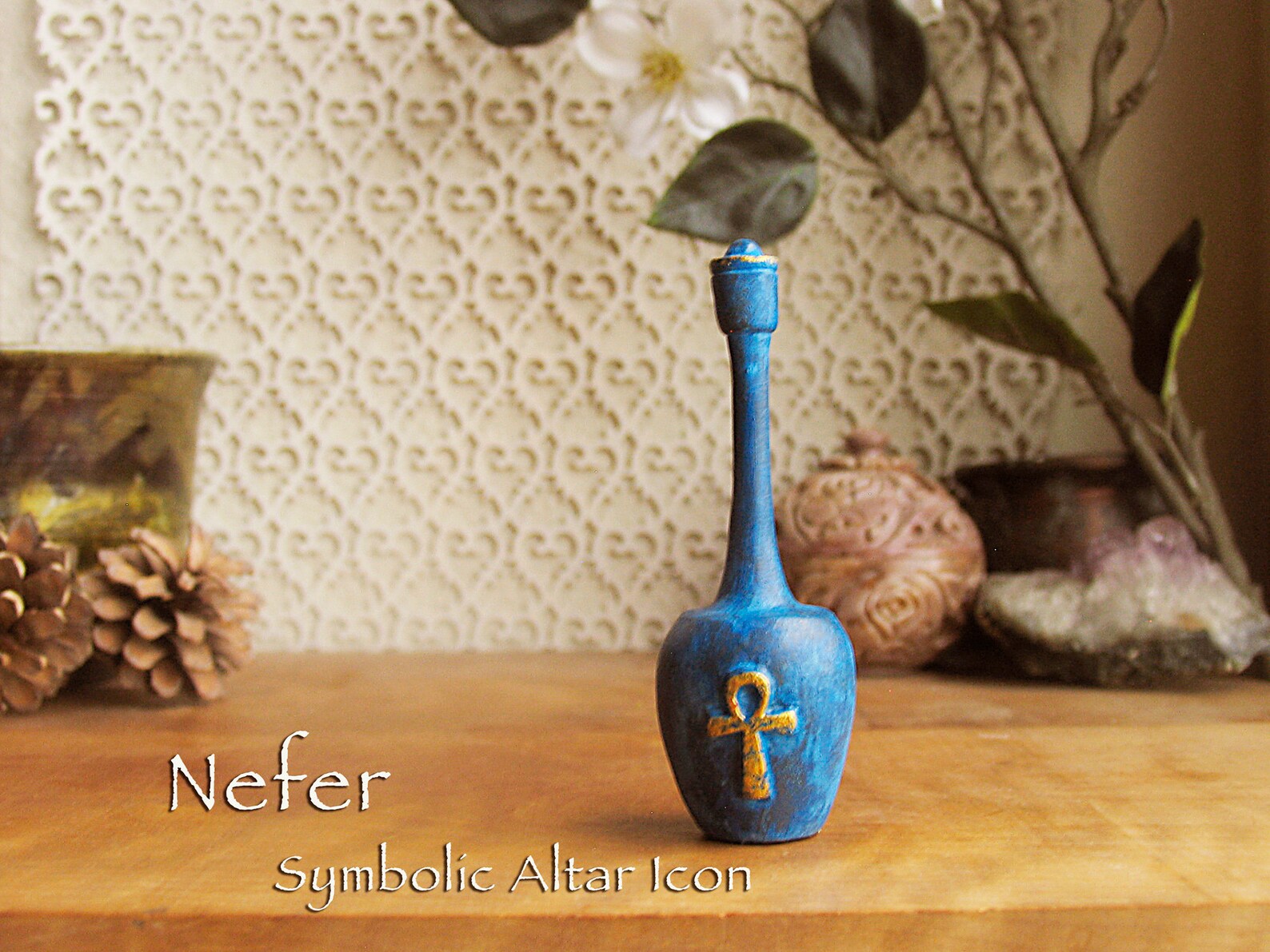 Nefer Symbolic Altar Icon Nefertem Ancient Symbol of | Etsy