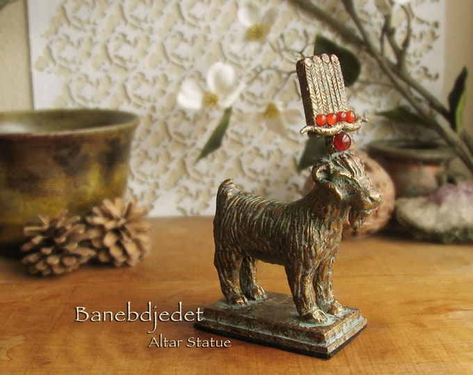 Banebdjedet Altar Statue - Ancient Egyptian Lord of Life - Ram Lord of ...