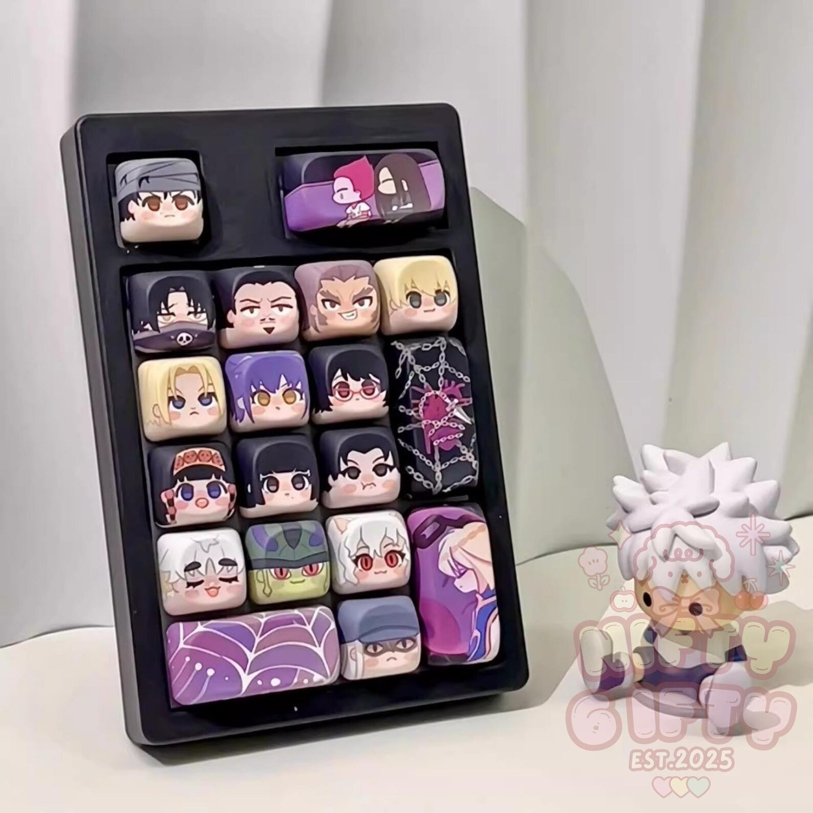 Hunter X Hunter 25pcs Chibi Character Custom Key Caps Mechanical ...