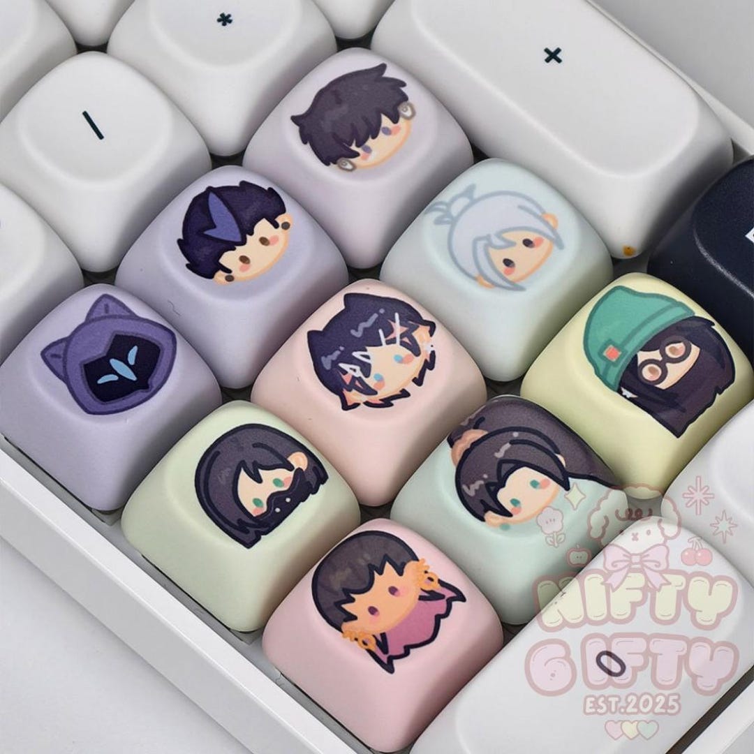 Valorant Agents Custom Key Caps Set 9pcs With Free Valorant Pin Custom ...