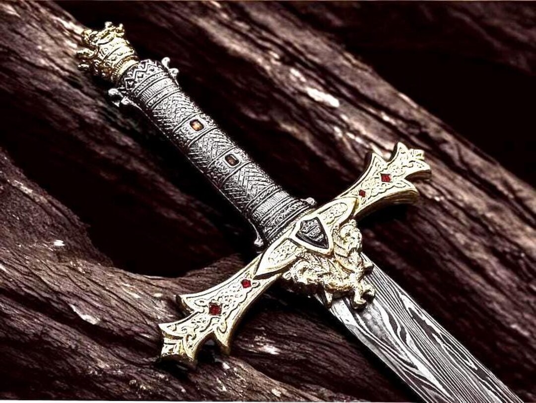 Handmade Templar Knight Sword, Narsill Replica, Glamdrinng Sword ...