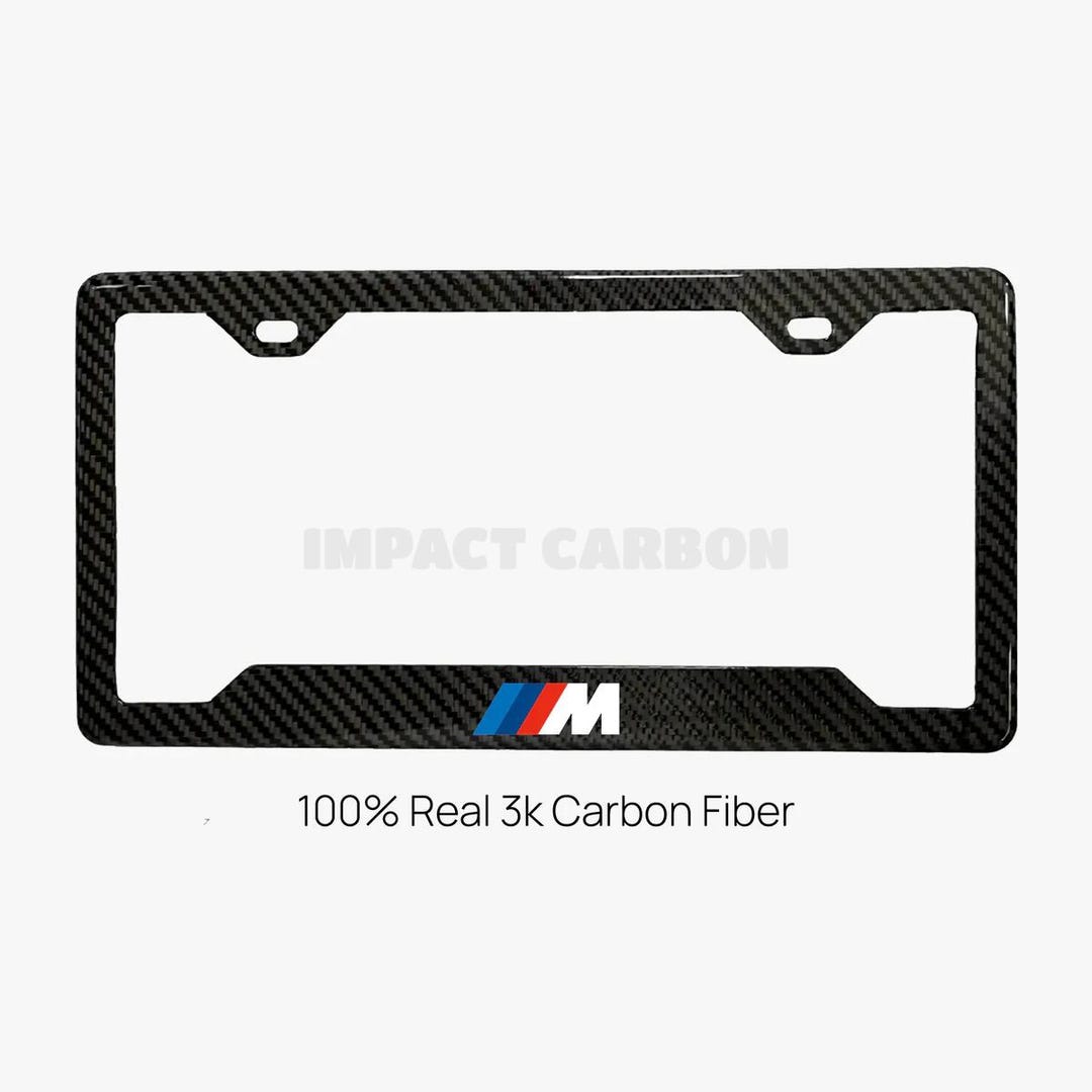 100% Real Carbon Fiber BMW M License Plate Frame - Etsy