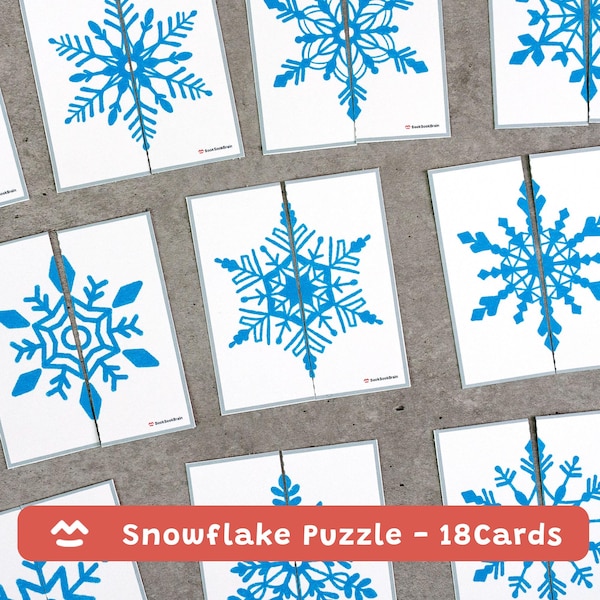 Snowflakes Puzzles - Etsy UK