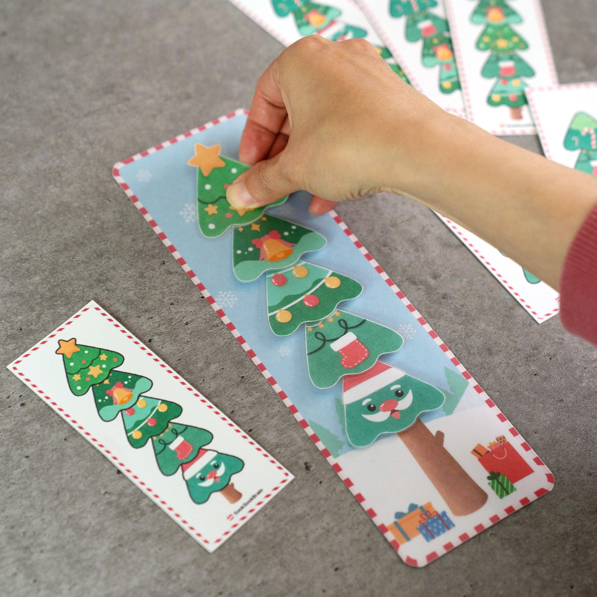 Christmas Tree builder Activity, Printable PDF, Preschool & Pre-k, Fine ...