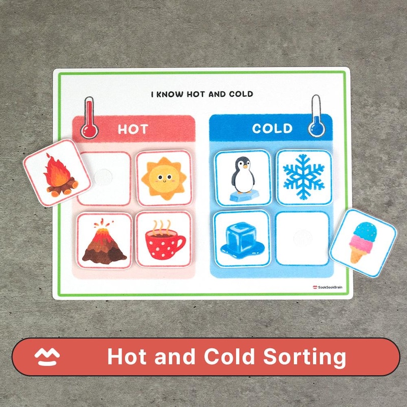 Hot Cold Activity - Etsy