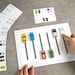 Car Line-up Matching Game - Fine Motor Skills, Homeschool Craft ...