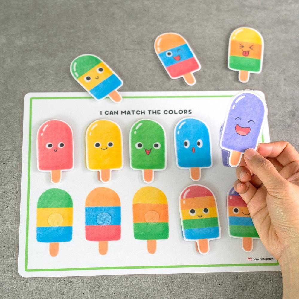 Ice Cream Color Matching - Printable Preschool Game | Toddler Learning ...